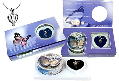 Buy Wish Pearl Love Pearl in Oyster Pendant Necklace with Earrings Valentine Love Special Gift