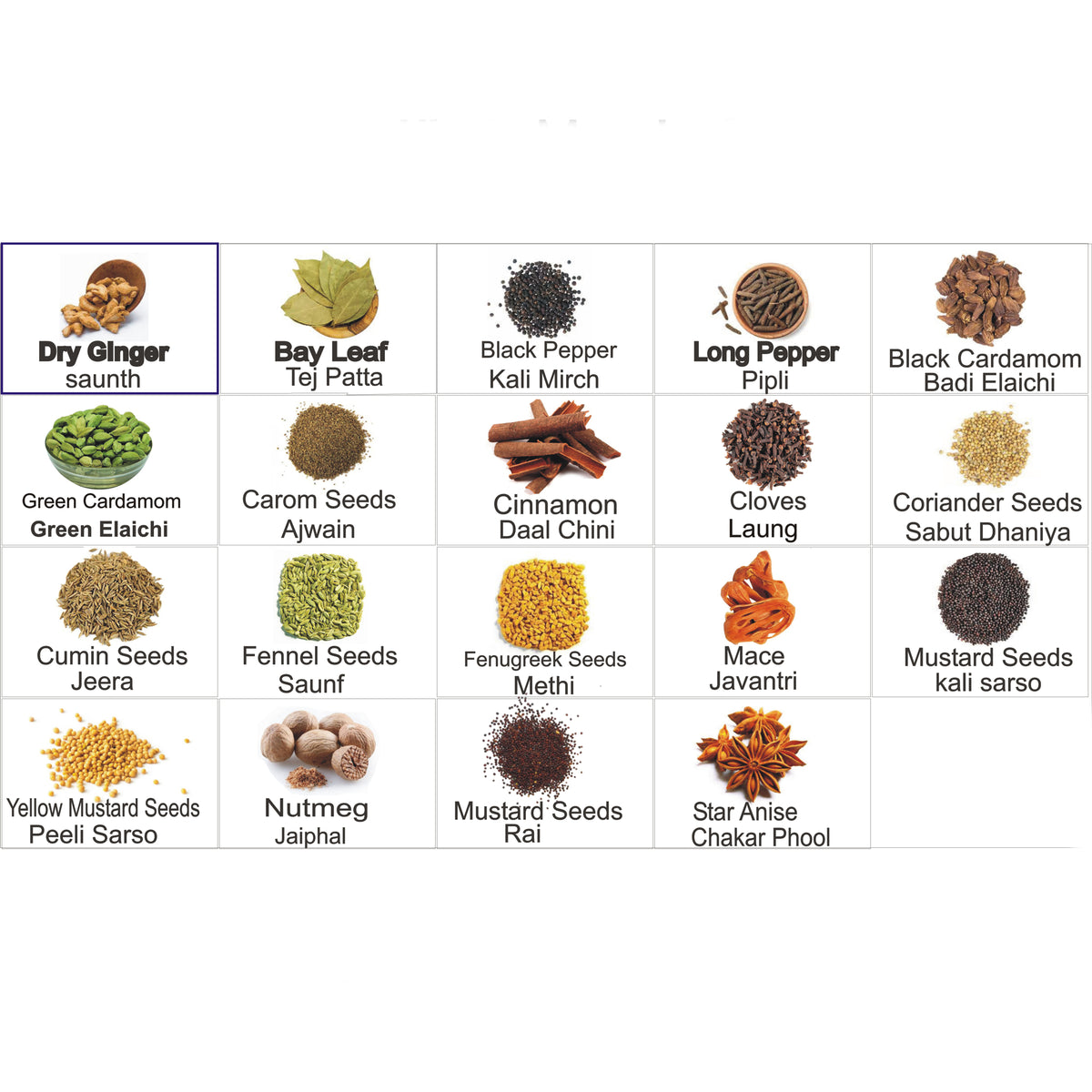 Whole Spices