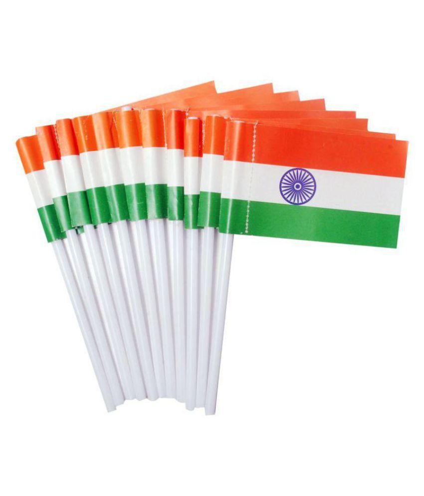 Indian Flag with Plastic Stick India Flag, Indian, Republic Day, Indep