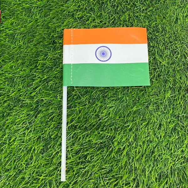 Indian Flag with Plastic Stick India Flag, Indian, Republic Day, Indep