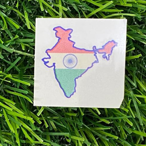 Buy Tricolour Map of India Heart Tattoo for Body Independence day at ...